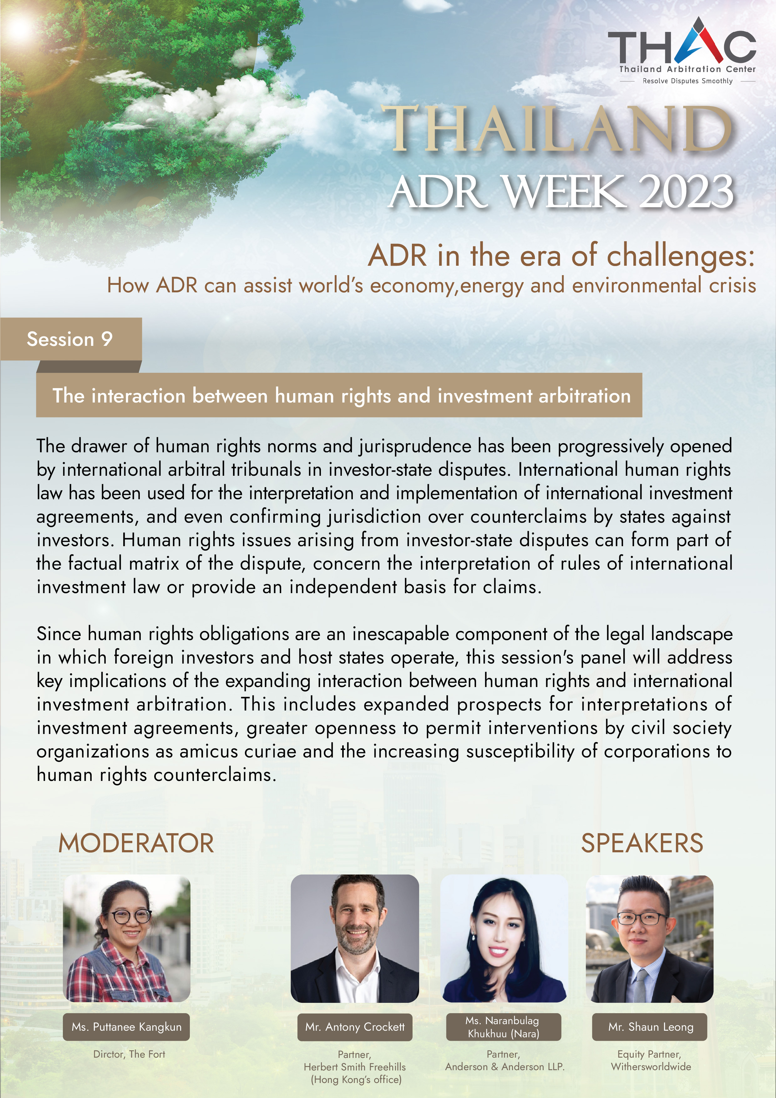 THAILAND ADR WEEK 2023